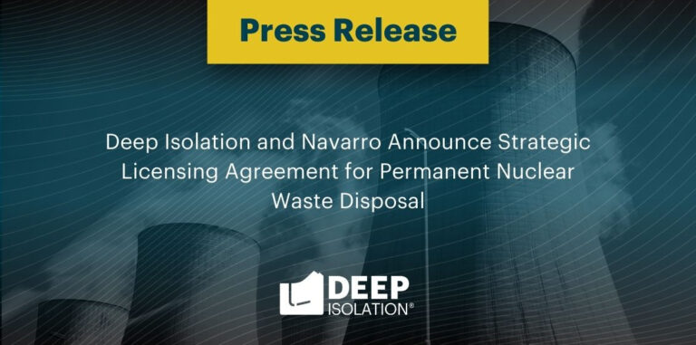 Nuclear Waste Disposal Solutions - Deep Isolation